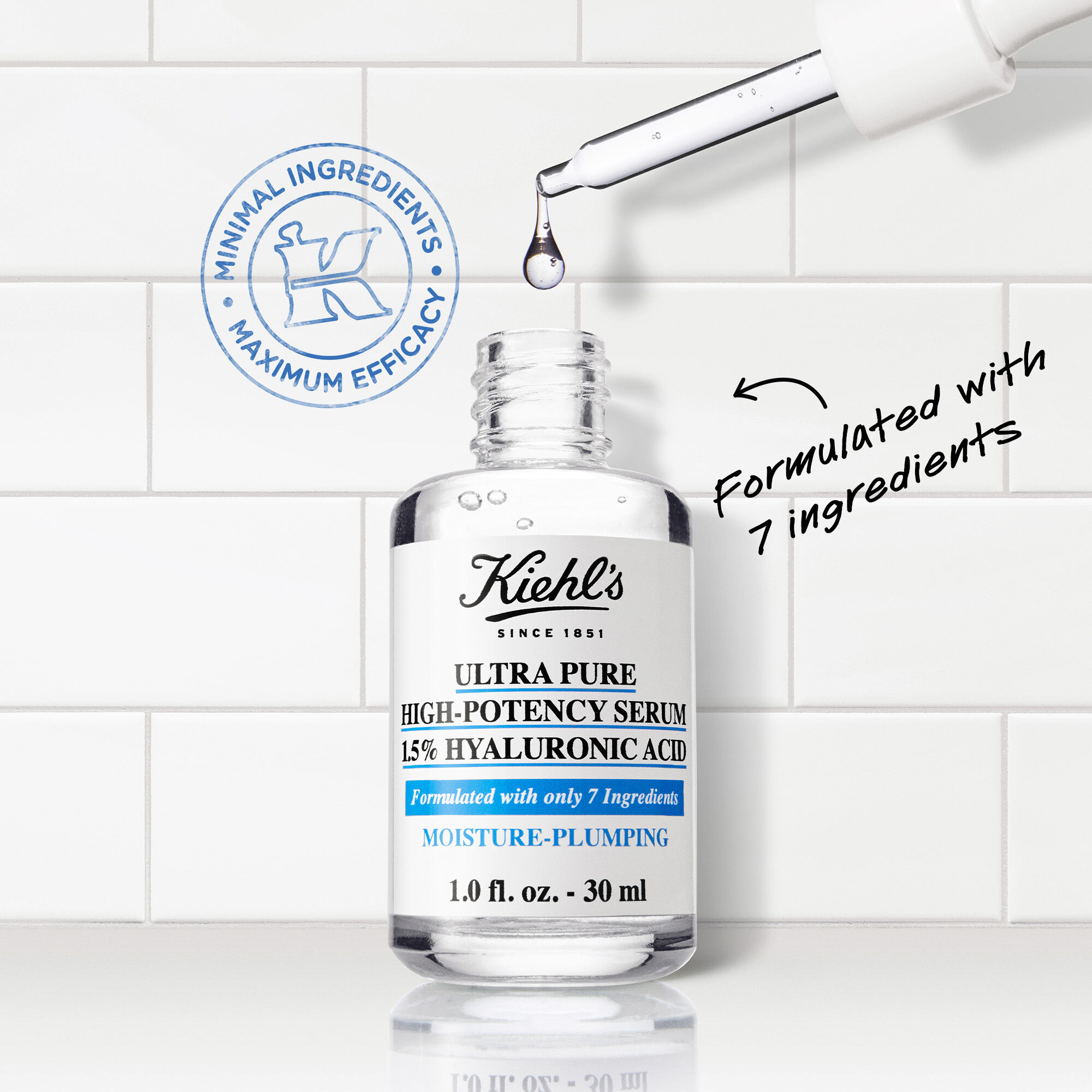 Ultra Pure High-Potency Hyaluronic Acid Face Serum 1.5% | Kiehl's UK