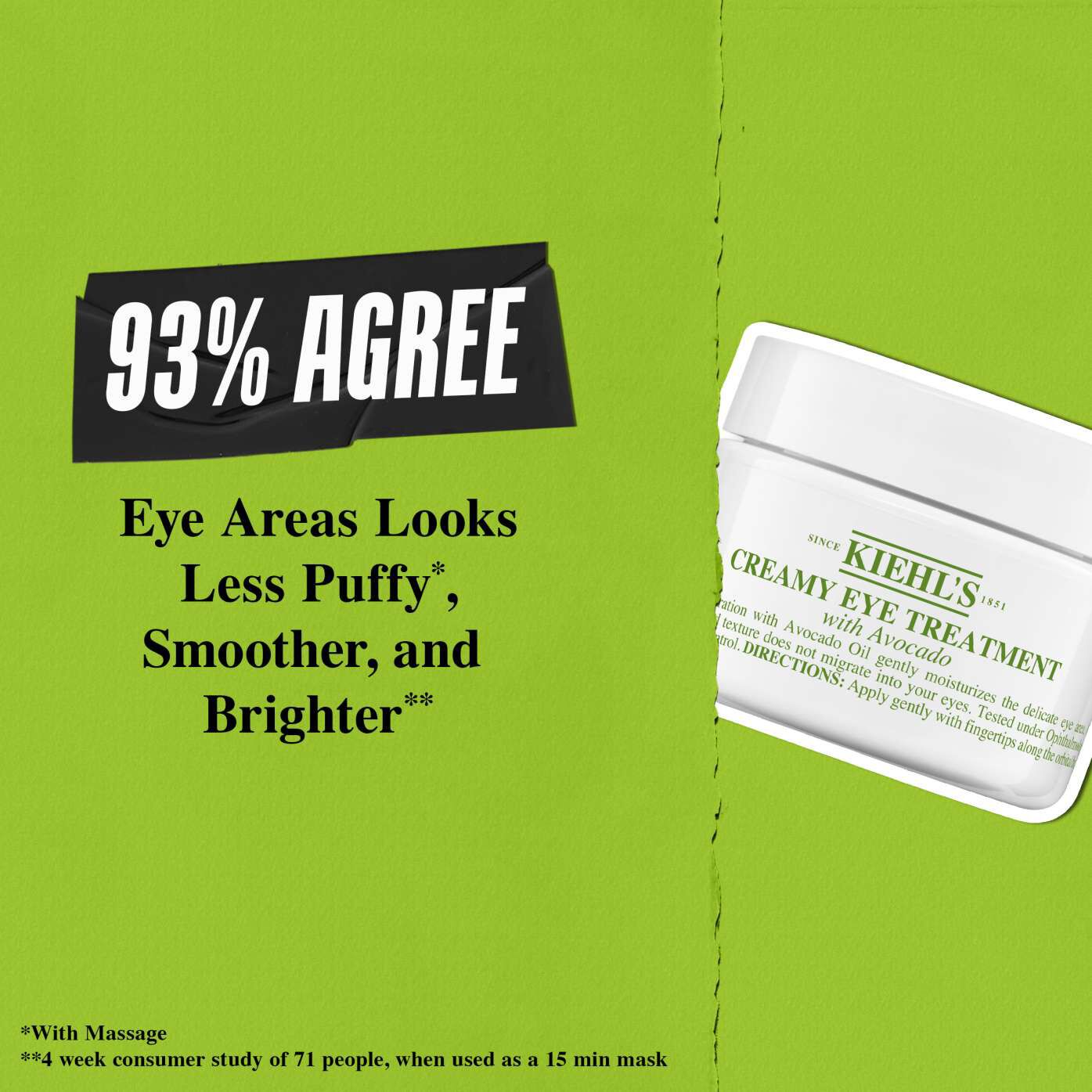 Creamy Avocado Eye Treatment | Body Formulation | Kiehl's UAE