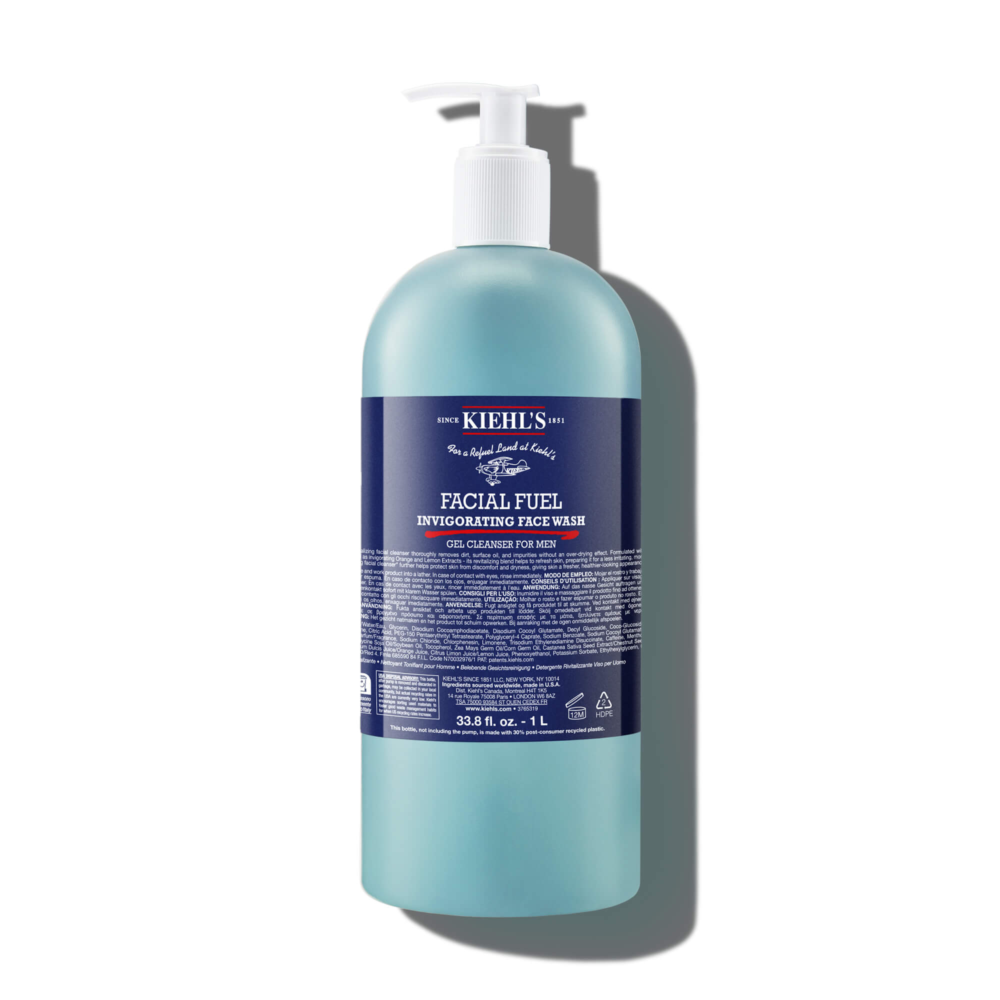 Facial Fuel Energizing Face Wash – Gel Face Wash for Men – Kiehl’s